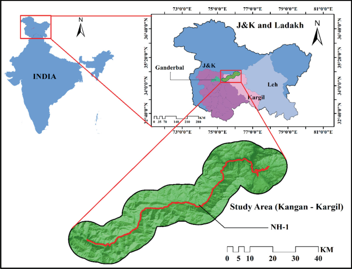 Geospatial Analysis of Landslide Susceptibility Along Kangan to Kargil ...