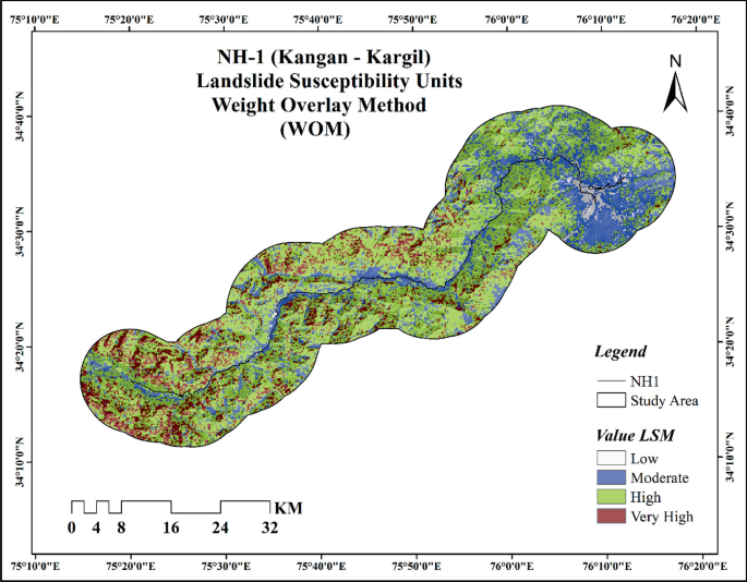 Geospatial Analysis of Landslide Susceptibility Along Kangan to Kargil ...