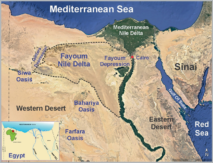 Evolution of the Nile River and Depositional History of the Fayoum Nile ...