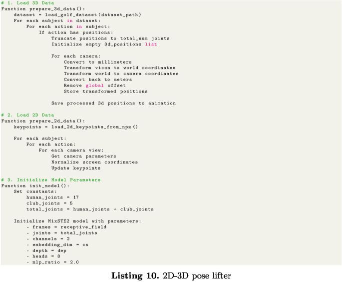 Implementation and Reproducibility Notes on GolfSwing Dataset and ...