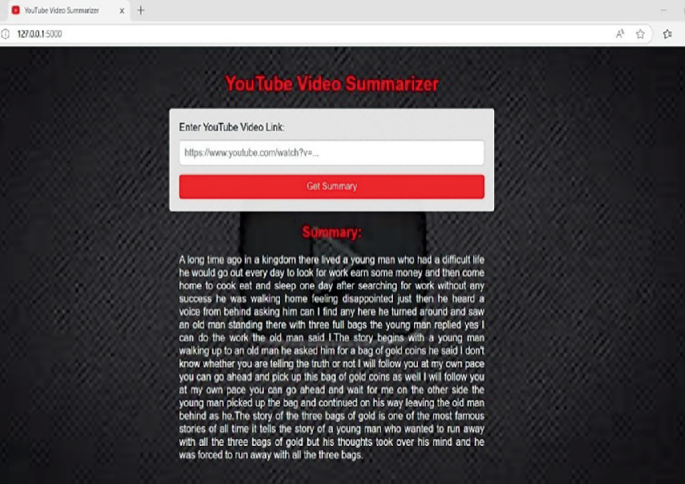 YouTube Video Summarizer Using the Pegasus Model | SpringerLink