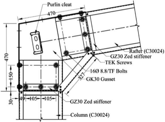 Study on Moment Carrying Capacity of Eaves Connection in Cold Formed ...