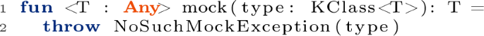 Mocking Classes in Kotlin with Mockative | SpringerLink