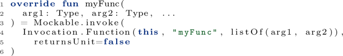 Mocking Classes in Kotlin with Mockative | SpringerLink