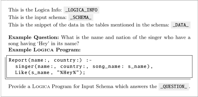 Natural Language to Logica: Towards Interactive and Explainable Data ...