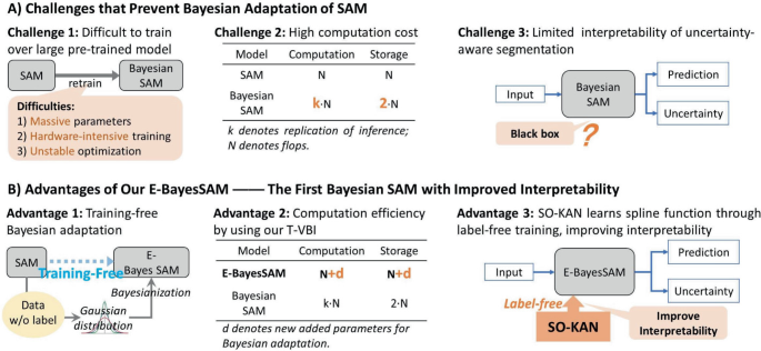 E-BayesSAM: Efficient Bayesian Adaptation of SAM with Self-optimizing ...
