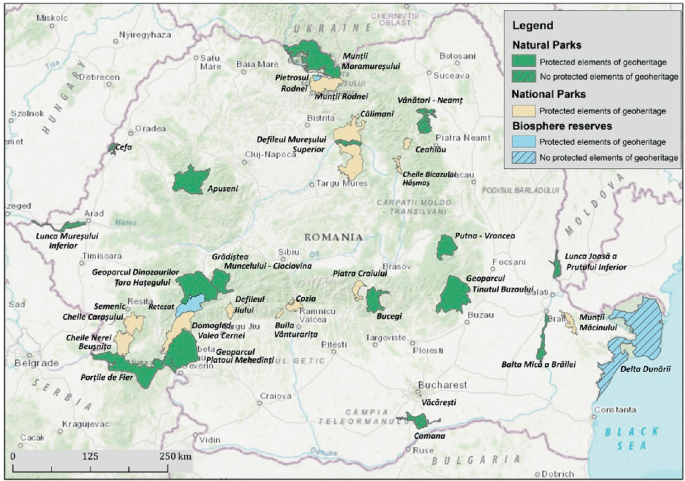 The Geoheritage of Romania. From Theory to Practice—Legislation ...