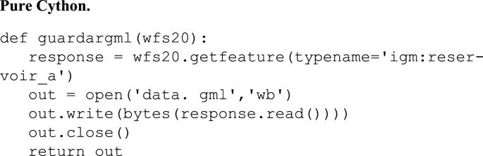 Performance Evaluation of WFS Service Consumption with Python and ...