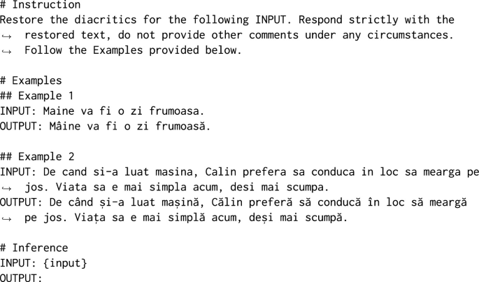 Evaluating Large Language Models for Diacritic Restoration in Romanian ...
