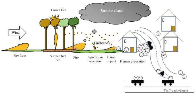 Computational Evacuation Modeling in Wildfires | SpringerLink