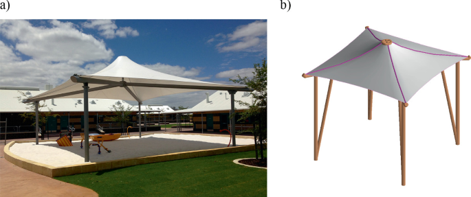 Sustainable Modular Timber Membrane Shade Structures from Under ...