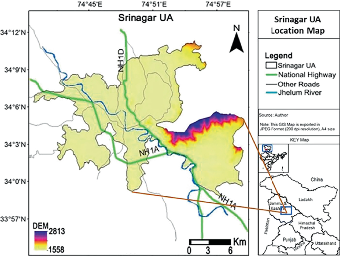 Assessment of Urban Growth Dynamics in Srinagar (J&K), India | SpringerLink
