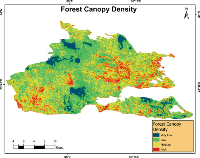 Application of GIS and Remote Sensing for Forest Canopy Density ...