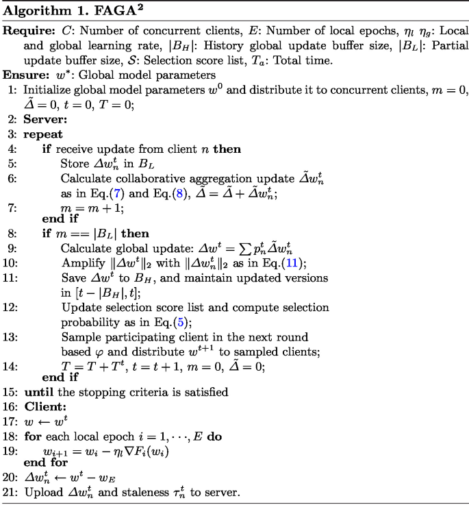 Efficient Semi-asynchronous Federated Learning with Guided Selective ...