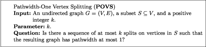 Parameterized Algorithms for Planar 2-Layer Drawing by Vertex Splitting on a Given Subset ...