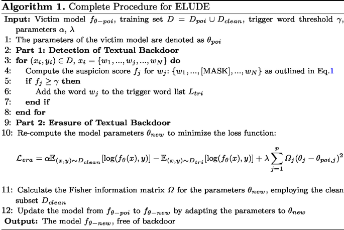 Defense Against Textual Backdoors via Elastic Weighted Consolidation-Based Machine Unlearning ...
