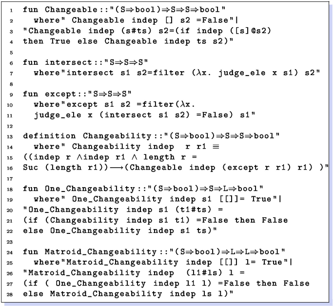 Functional Modelling of the Matroid and Application to the Knapsack ...