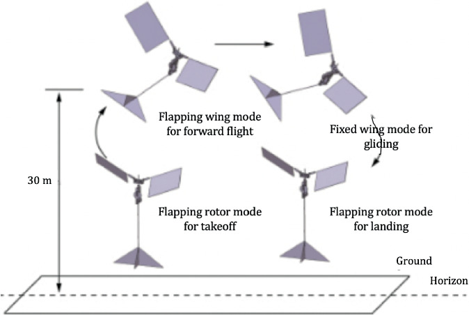 Dynamic Study of Micro Flapping Rotary Wing Multi-modes Conversion ...