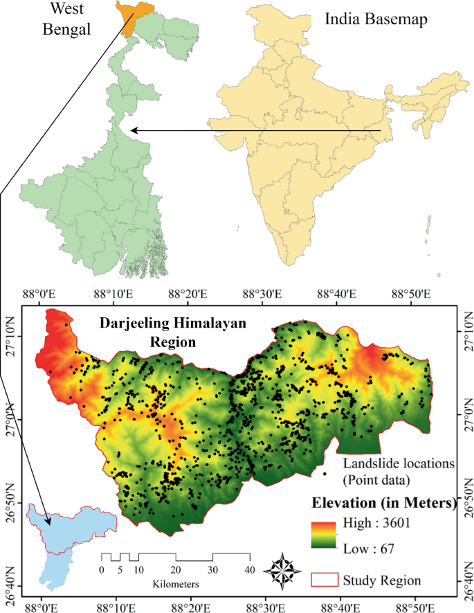 Geospatial Landslide Susceptibility Zonation in Darjeeling-Kalimpong ...