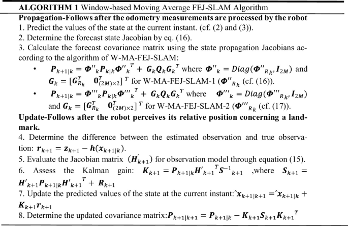 A Window-Based Moving Average First-Estimates Jacobian Approach for ...