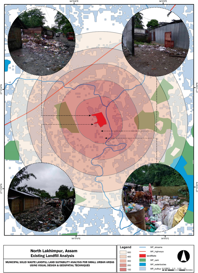 Spatial Data Visualization for Landfill Land Suitability Analysis in ...