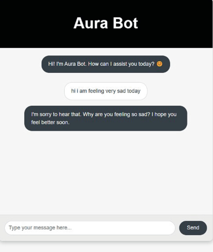 Auracare—A Virtual Mental Health Assistant | SpringerLink