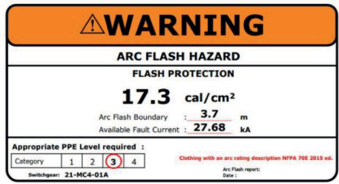 Arc Flash Risk Assessment for High Voltage and Low Voltage Switchgear ...