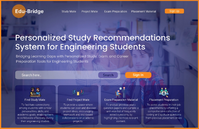 Edu-Bridge: Personalized Study Recommendations System for Engineering ...