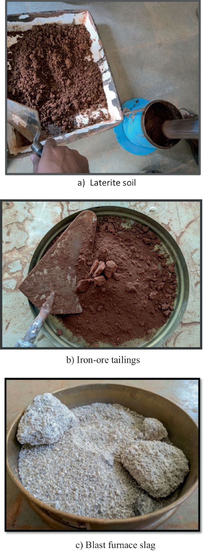 Efficacy of Iron Ore Tailings and Blast Furnace Slag for Improving the ...
