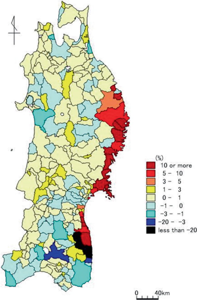 Changes in Population Migration Patterns in the Tohoku Region Due to ...