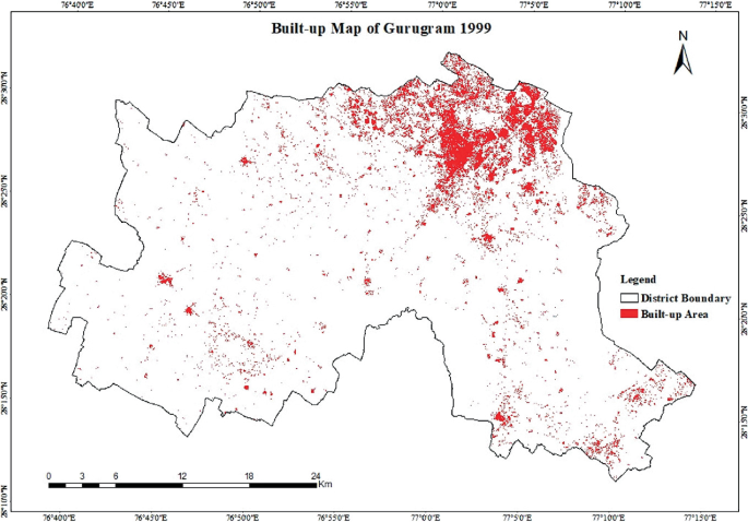 Spatiotemporal Change Analysis of Urbanization in Gurugram District of ...