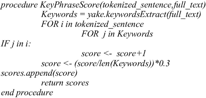 Research Paper Summarization Using Extractive Approach | SpringerLink