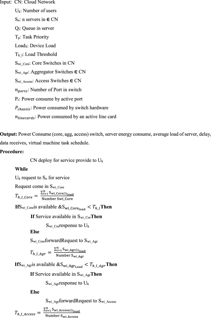 ECCO: Cloud Energy Optimization and Load Balancing | SpringerLink