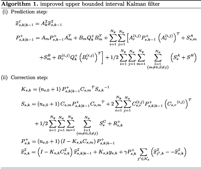 Improving Interval Kalman Filtering Through Interval Optimization Strategy | SpringerLink