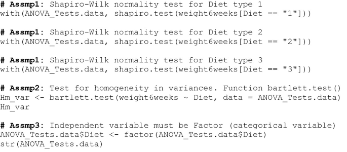 Analysis of Variance (ANOVA) in R: One-Way and Two-Way ANOVA | SpringerLink