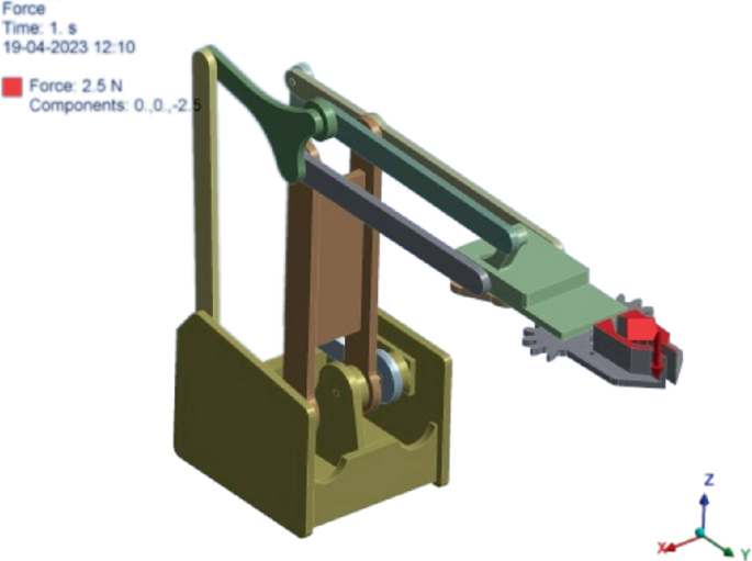 Static Structural Analysis on Robotic Arm Subjected to Different ...