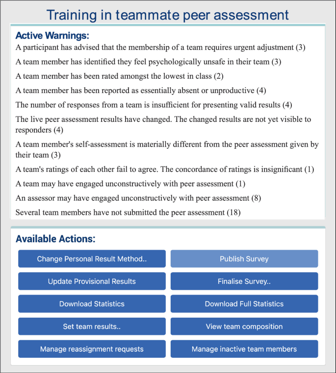 Peer Assess Pro: A Comprehensive Platform for Measuring the Success of ...