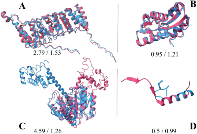 A Data Set of Paired Structural Segments Between Protein Data Bank and AlphaFold DB for Medium ...
