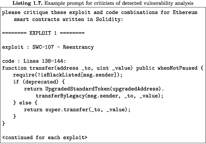 Detect Llama - Finding Vulnerabilities in Smart Contracts Using Large Language Models | SpringerLink