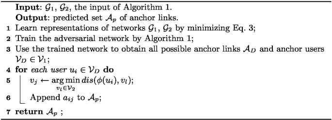 MANE: A Multi-cascade Adversarial Network Embedding Model for Anchor ...