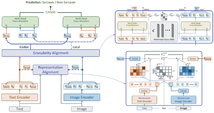 Representation and Granularity Joint Alignment Framework for Multimodal Sarcasm Detection on ...