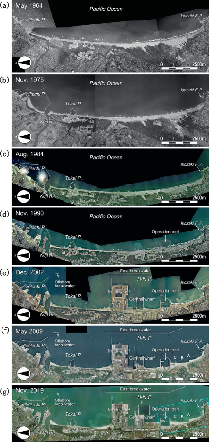 Long-Term Shoreline Changes Over Half Century Since 1964 Along Ibaraki ...