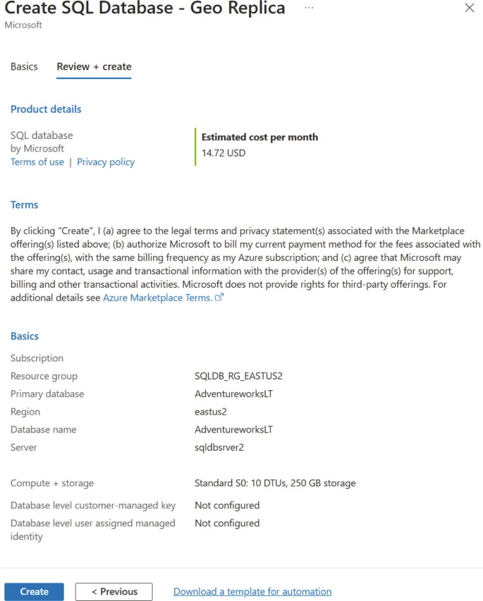 Configure HA/DR for Database Solutions | SpringerLink
