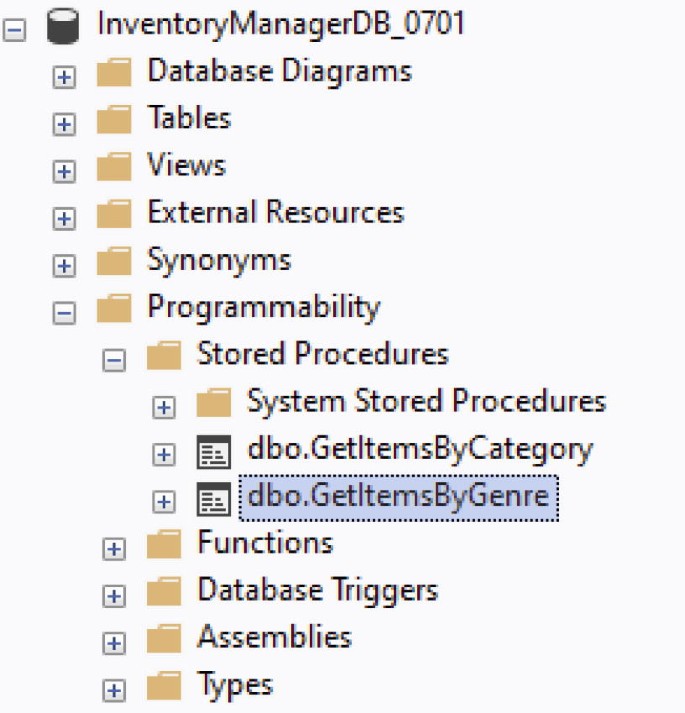 Stored Procedures, Views, and Functions | Springer Nature Link