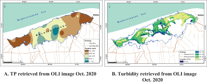 Mapping Water Quality and Bathymetry Determination of Burullus Lake ...