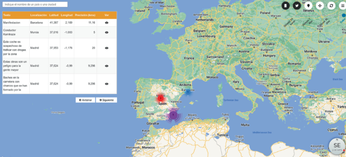SafercITies. Intelligent System for the Analysis and Monitoring of ...