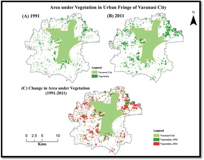 Spatial and Temporal Changes of Land Use Pattern in Urban Fringe of ...
