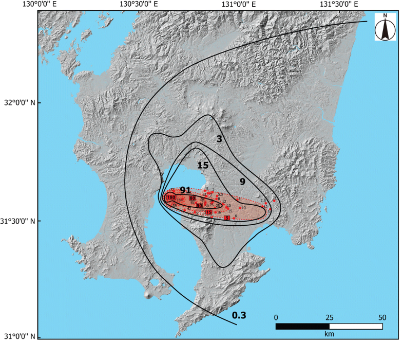 The 1914 Taisho eruption of Sakurajima volcano: stratigraphy and ...