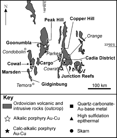 Sulfur isotopic zonation in the Cadia district, southeastern Australia ...