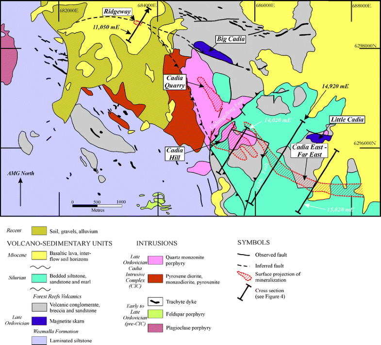 Sulfur isotopic zonation in the Cadia district, southeastern Australia ...